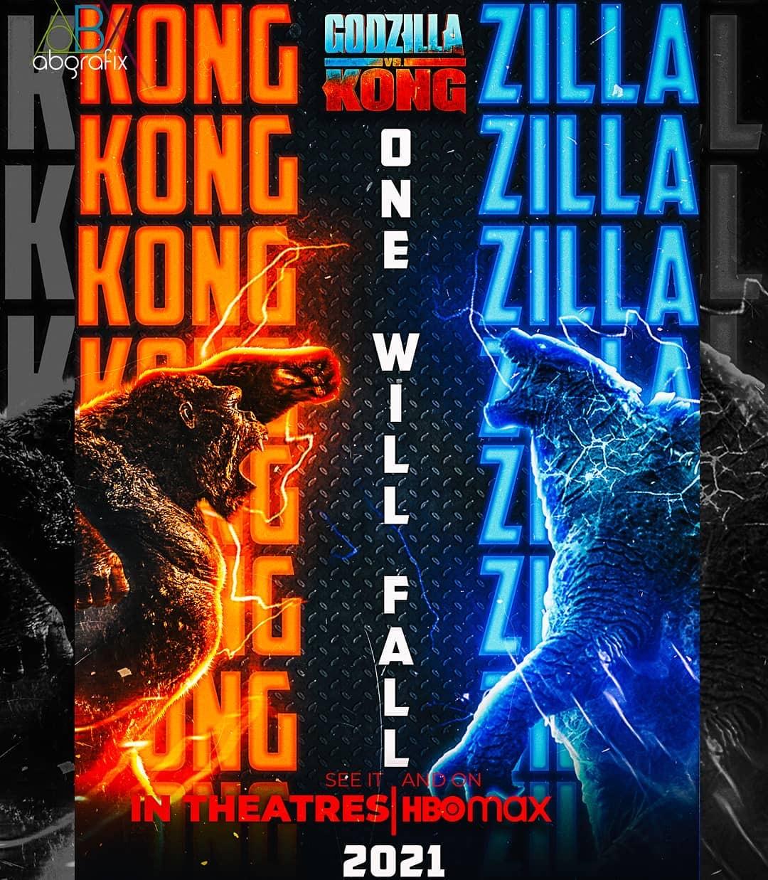 GvK electric poster | Godzilla vs. Kong | Know Your Meme