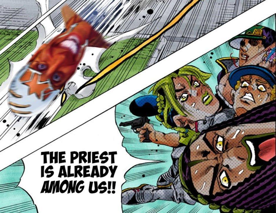 When the priest is sus! | /r/ShitPostCrusaders/ | JoJo's Bizarre ...
