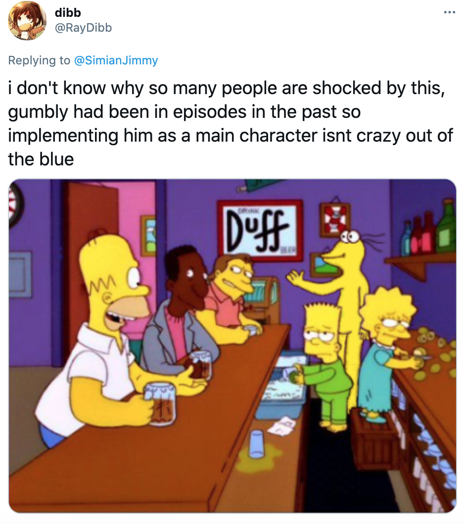 Gumbly | Gumbly / Graggle Simpson | Know Your Meme