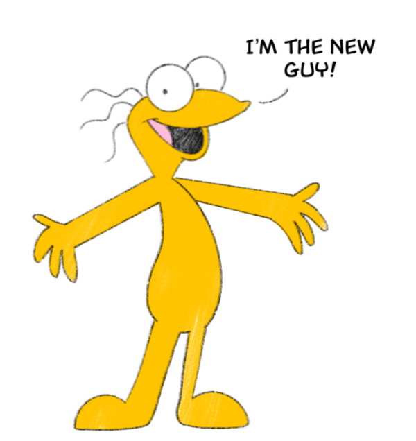 he's here | Gumbly / Graggle Simpson | Know Your Meme