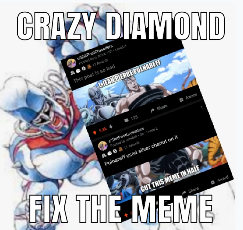 DORA RA RA RA RA | /r/ShitPostCrusaders/ | JoJo's Bizarre Adventure ...