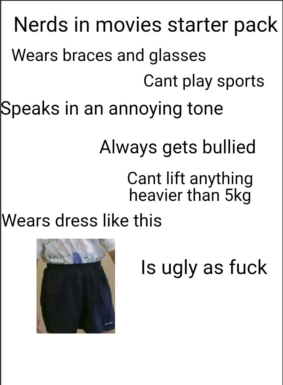 Nerd in movies starter pack | /r/starterpacks | Starter Packs | Know ...