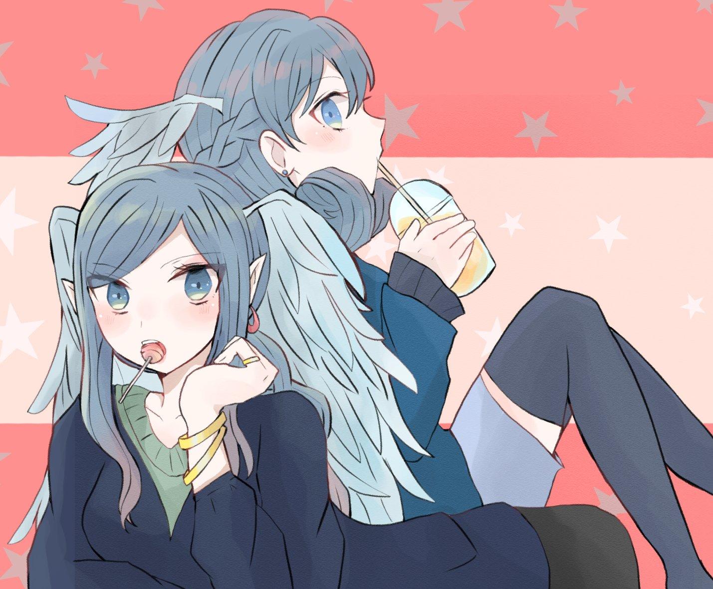 Tyrea & Melia Chilling | Xenoblade Chronicles | Know Your Meme