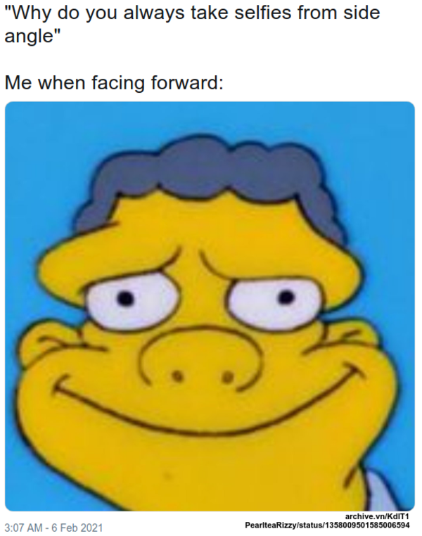 Side Angle, Forward | Selfie | Know Your Meme