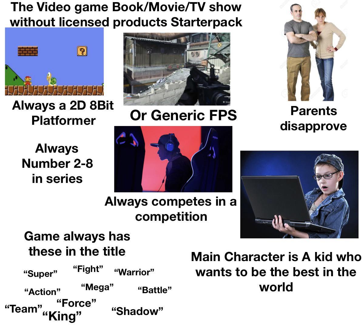 Generic Media about Video games Starter Pack | /r/starterpacks ...