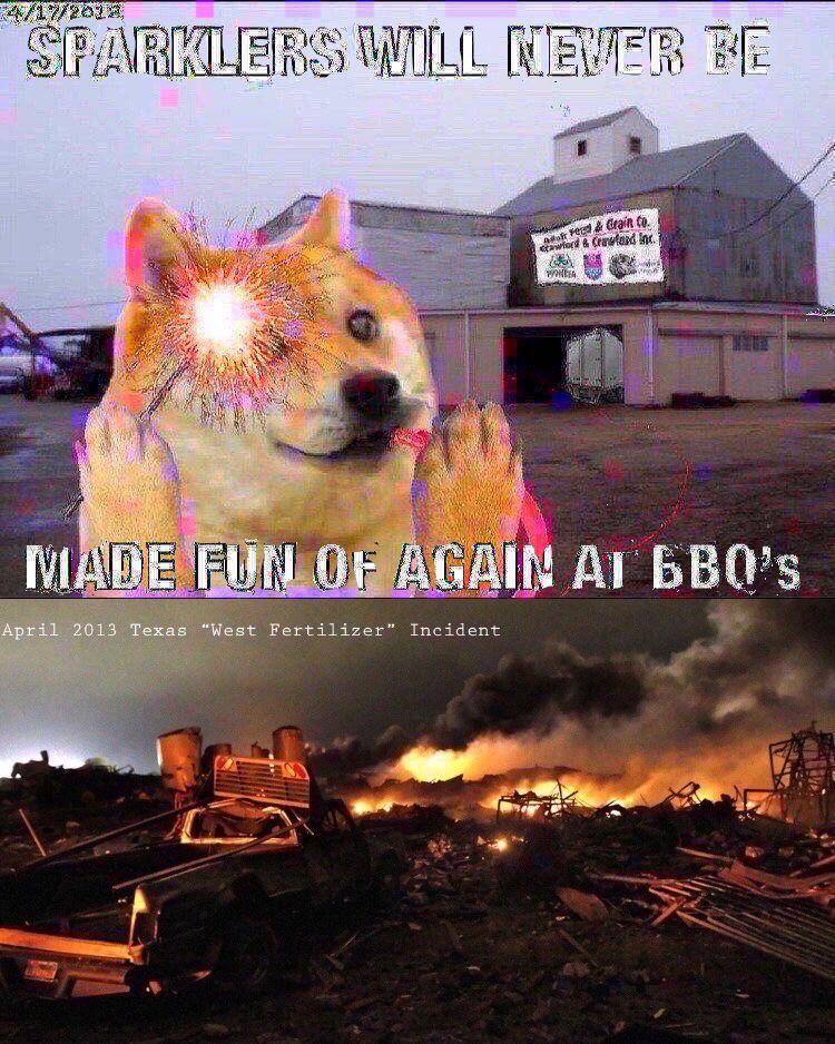 Your Fireworks are nothing compared to Ammonia Nitrate | /r/dogelore ...