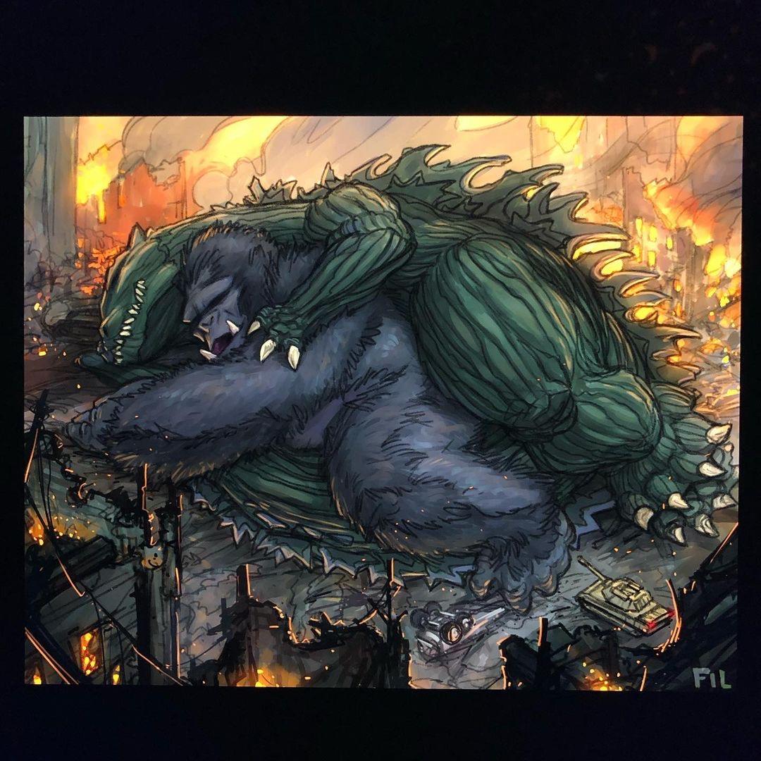 Cuddles | Godzilla vs. Kong | Know Your Meme