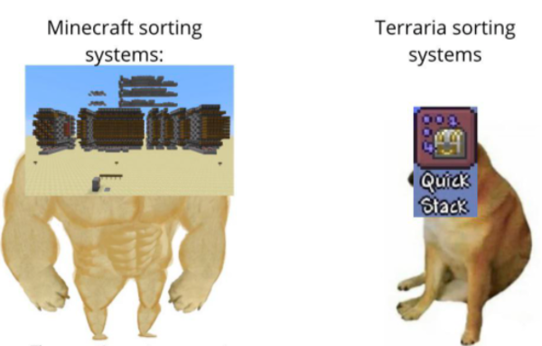 terraria vs minecraft | Terraria | Know Your Meme