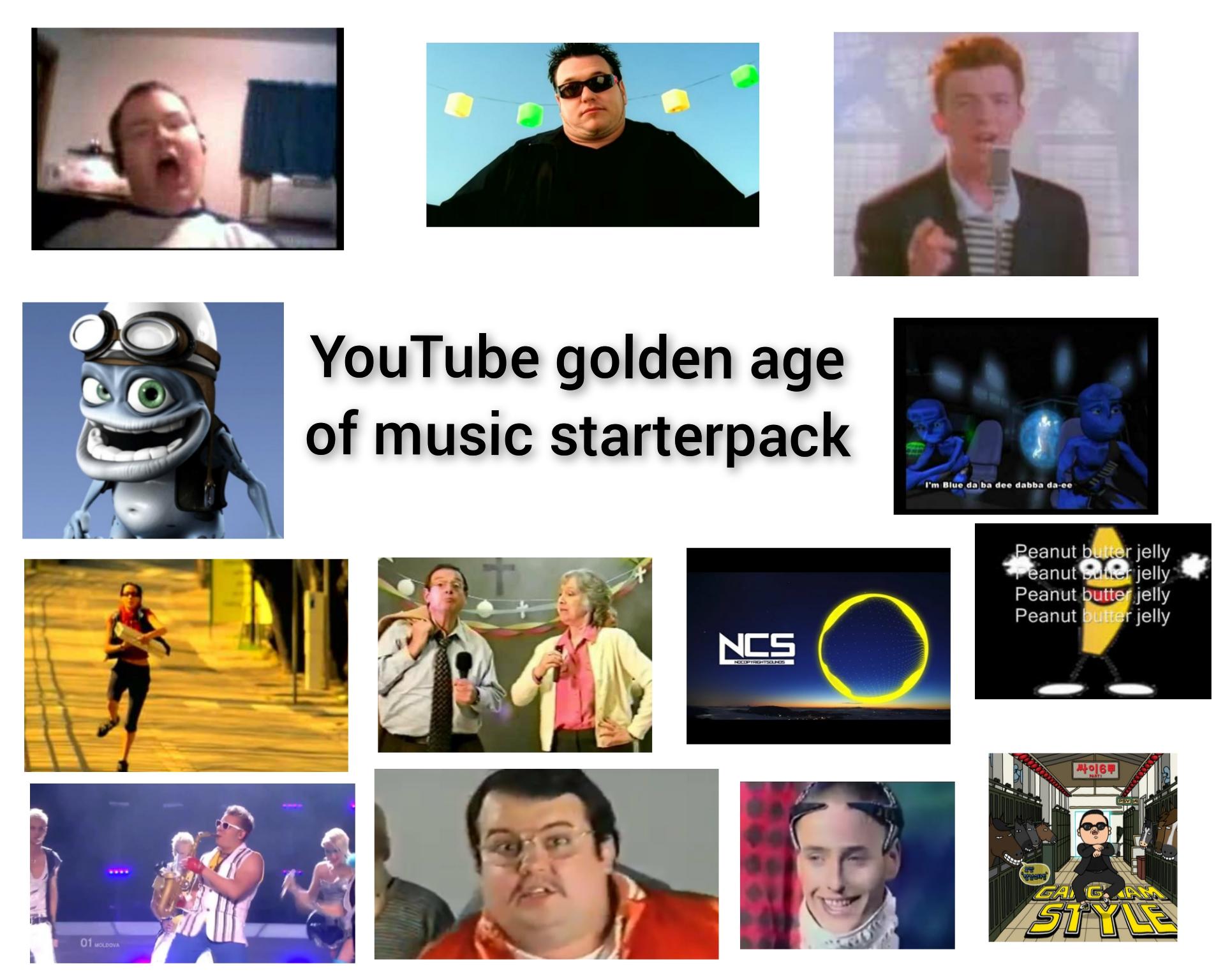 The golden age of YouTube music starter pack | /r/starterpacks ...