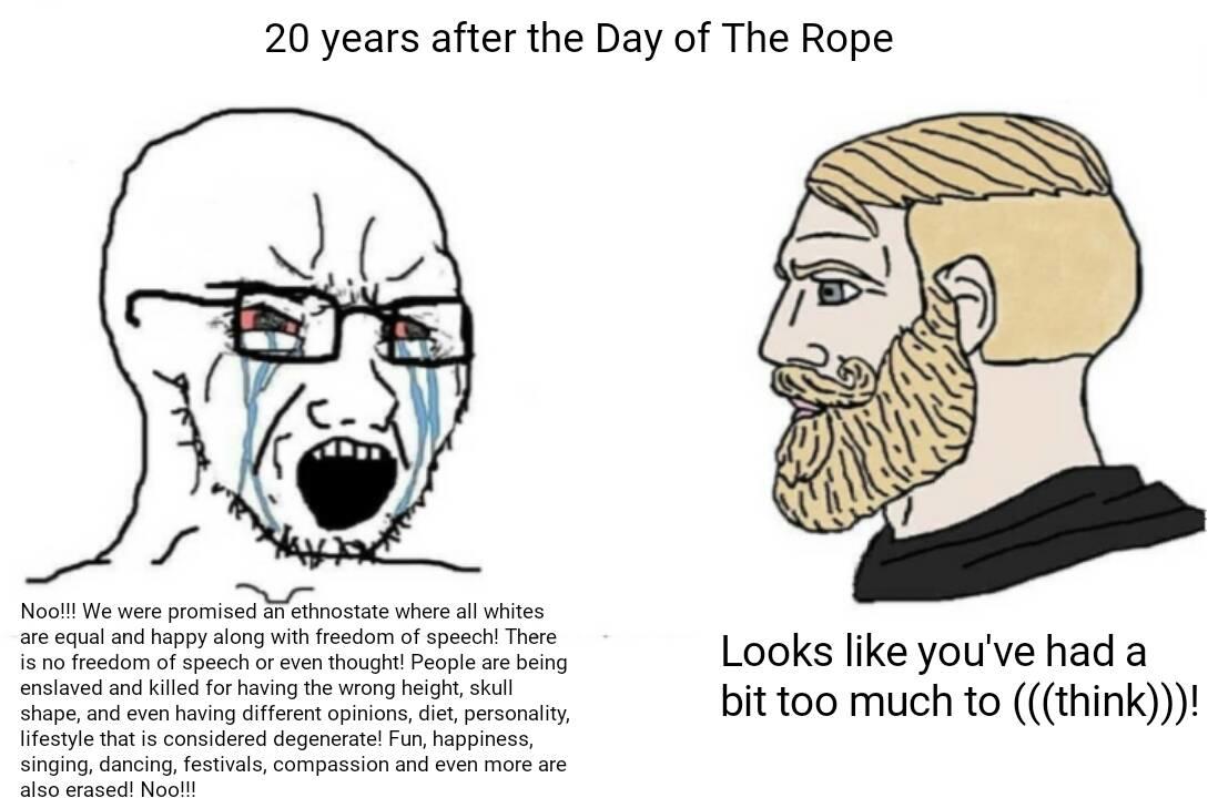 20 years after the Day of The Rope. Noo!!! We were promised an ...