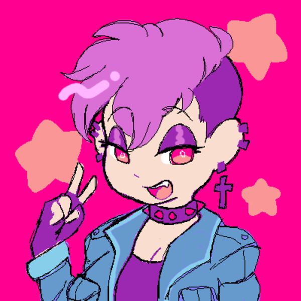 oekaki enbie | Pink-haired Enbie | Know Your Meme