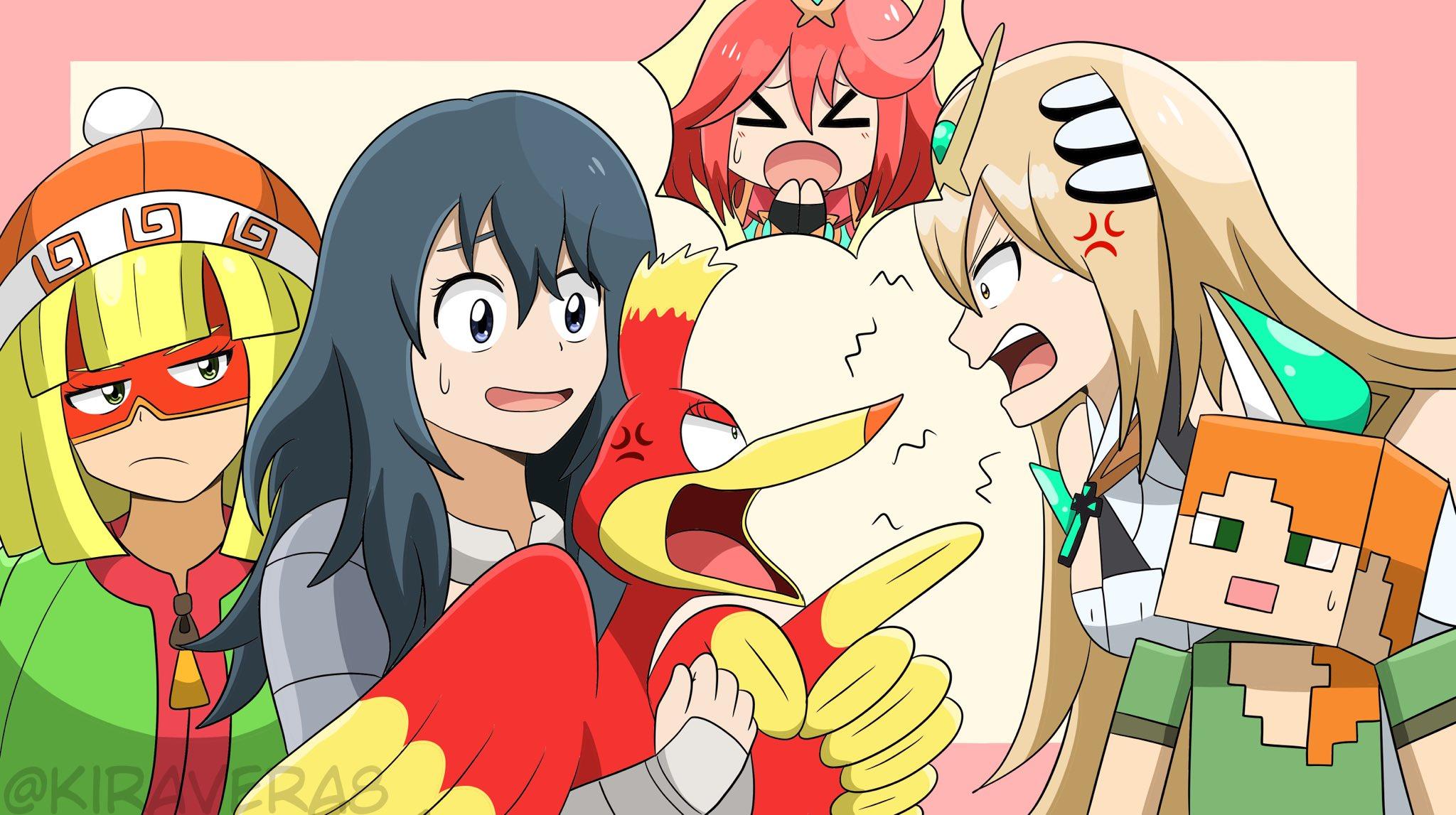 girls! them! | Mythra vs Kazooie | Know Your Meme