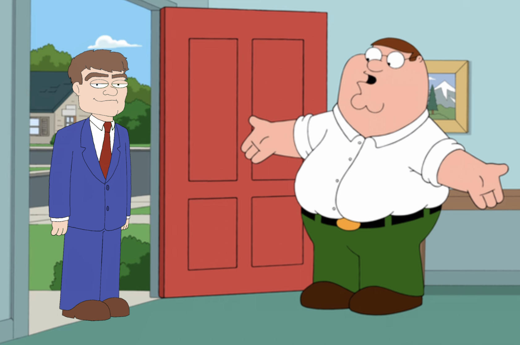 HOLY CRAP LOIS, it’s Nicholas J Fuentes! | Peter Griffin At The Door ...
