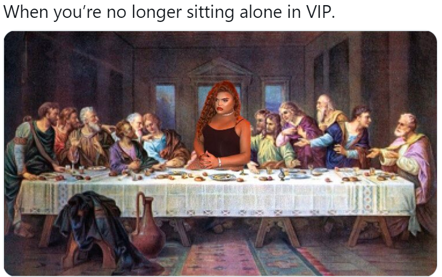 When you’re no longer sitting alone in VIP. | Sitting Alone In the VIP ...