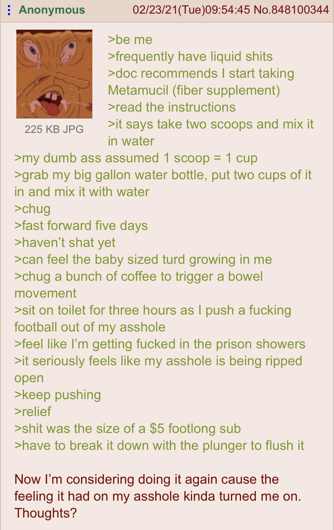 Anon takes fiber | /r/Greentext | Greentext Stories | Know Your Meme