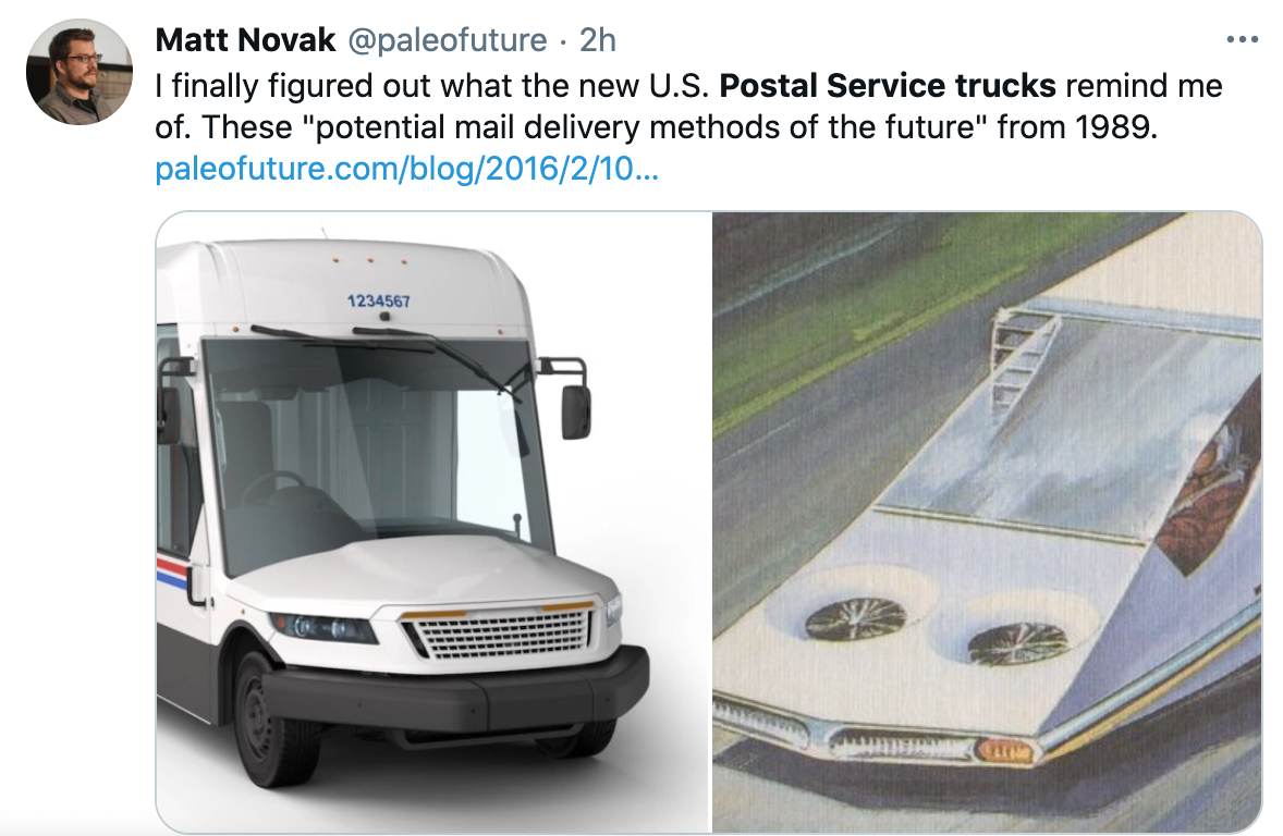 Future Trucks | Oshkosh US Postal Service Truck | Know Your Meme
