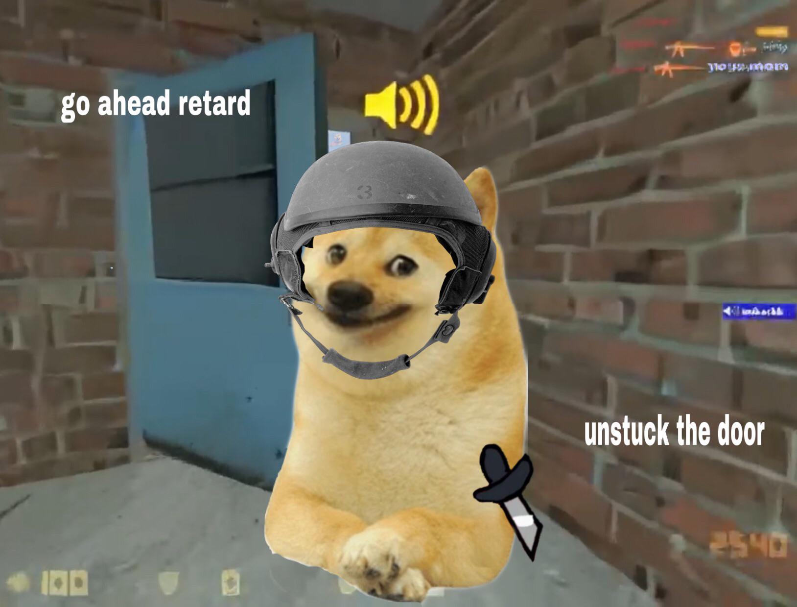 le door is stuck | /r/dogelore | Ironic Doge Memes | Know Your Meme