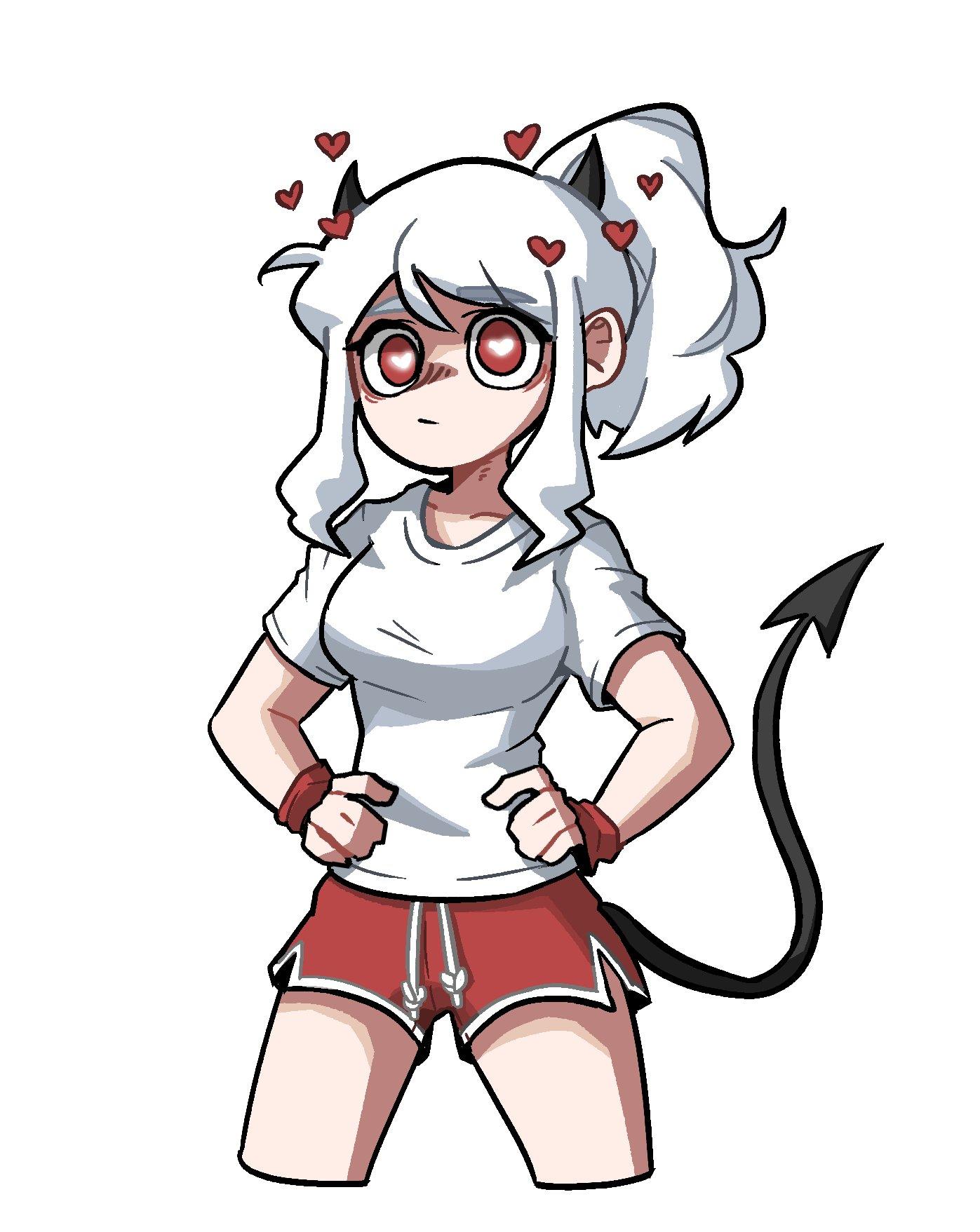 "modeus" by Min lona / @MinLona_ | Helltaker | Know Your Meme