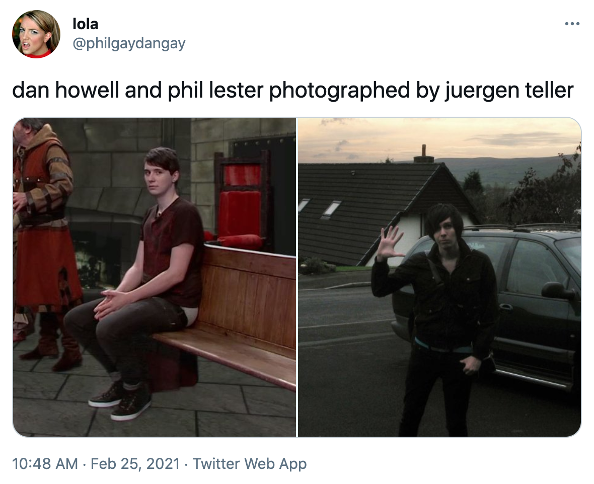 Dan and Phil | Photographed By Juergen Teller | Know Your Meme