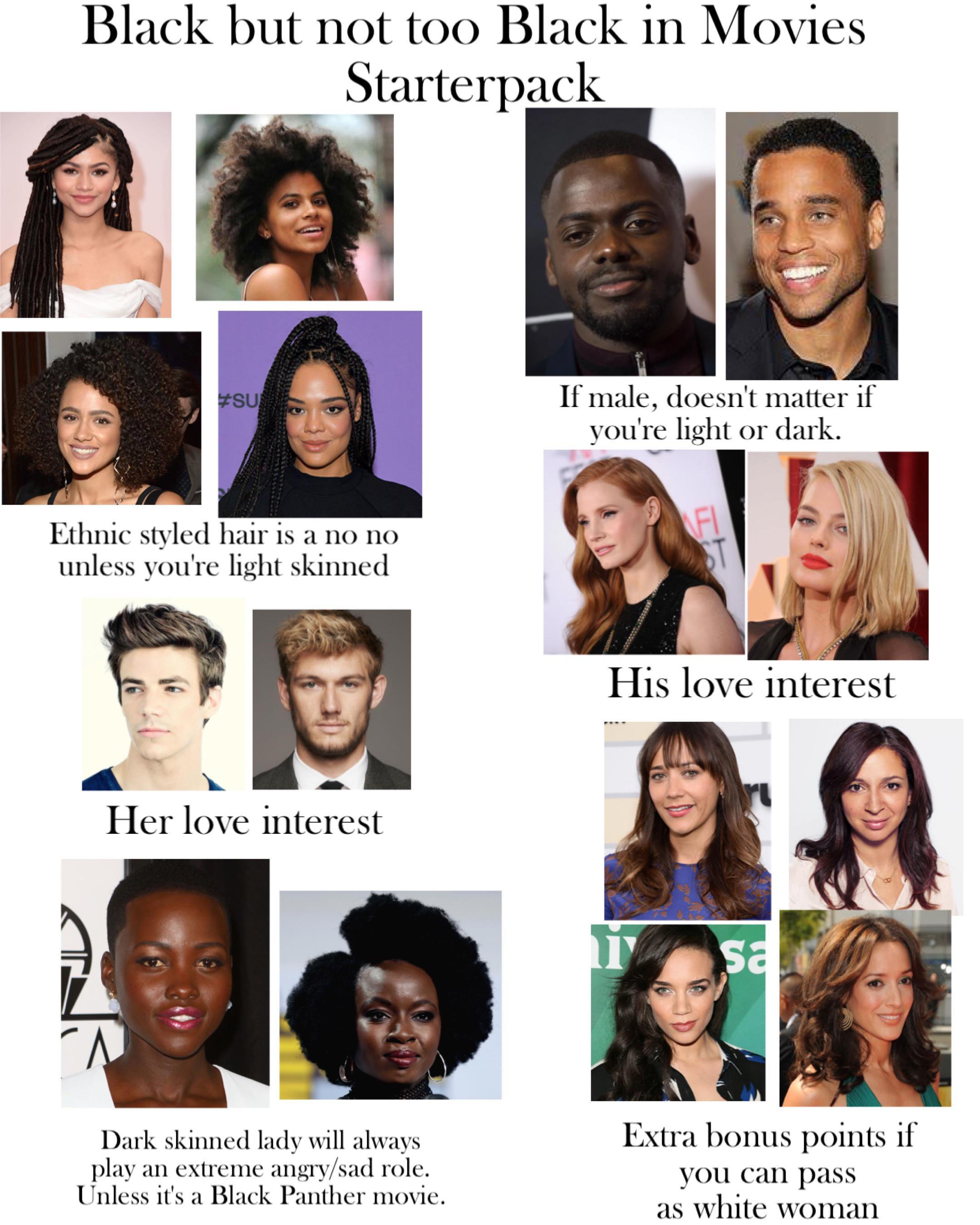 Black but not too Black in Movies Starterpack | /r/starterpacks ...