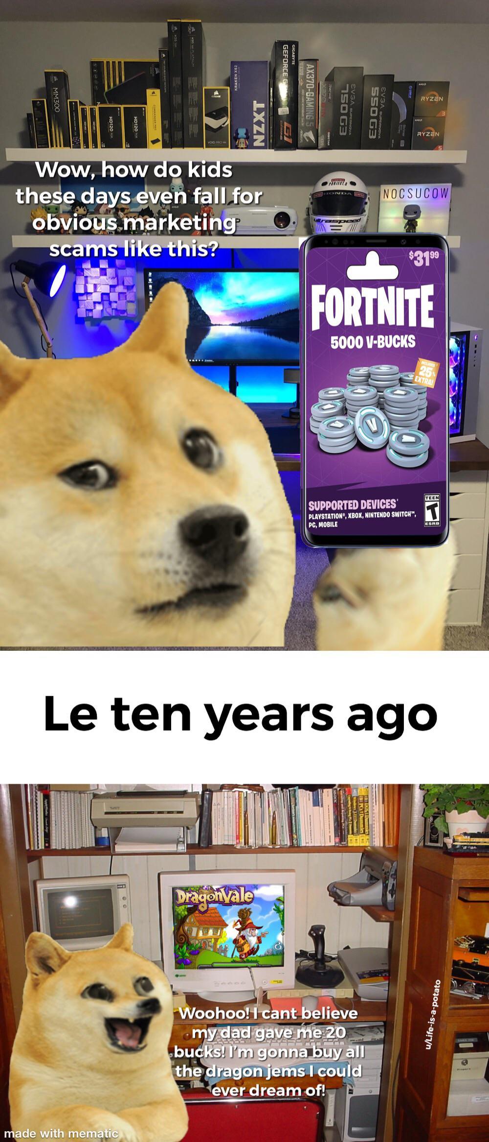Le nostalgic childhood naivety has arrived | /r/dogelore | Ironic Doge ...