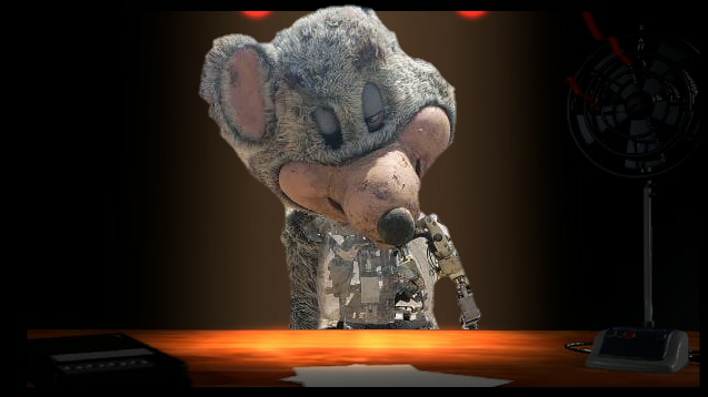Before you is an animatronic found in the back alley. We are unsure of ...
