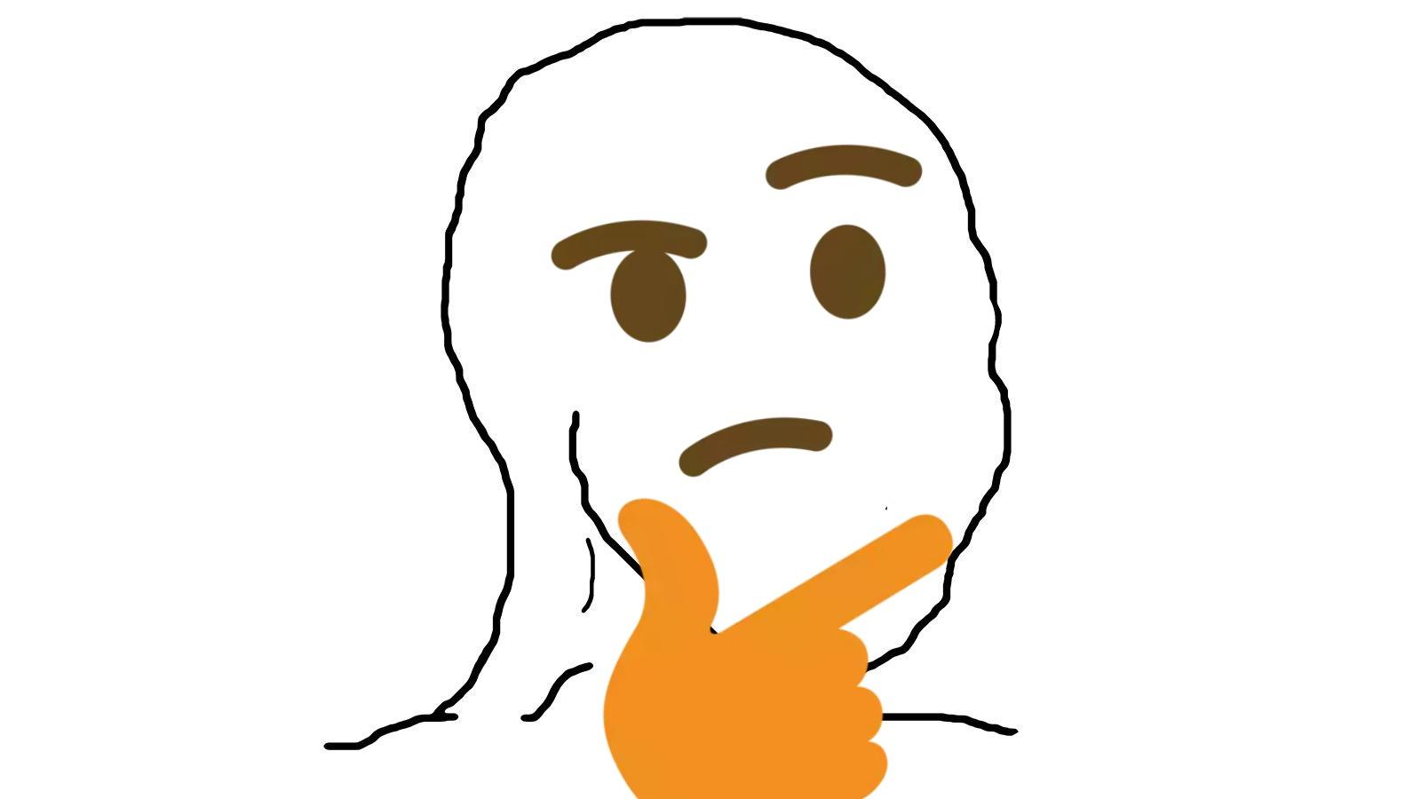 wojak (thinking) | Wojak | Know Your Meme