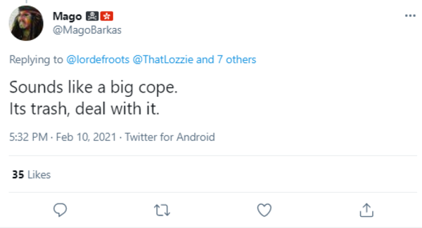 Sounds like a big cope | Cope / Seethe | Know Your Meme