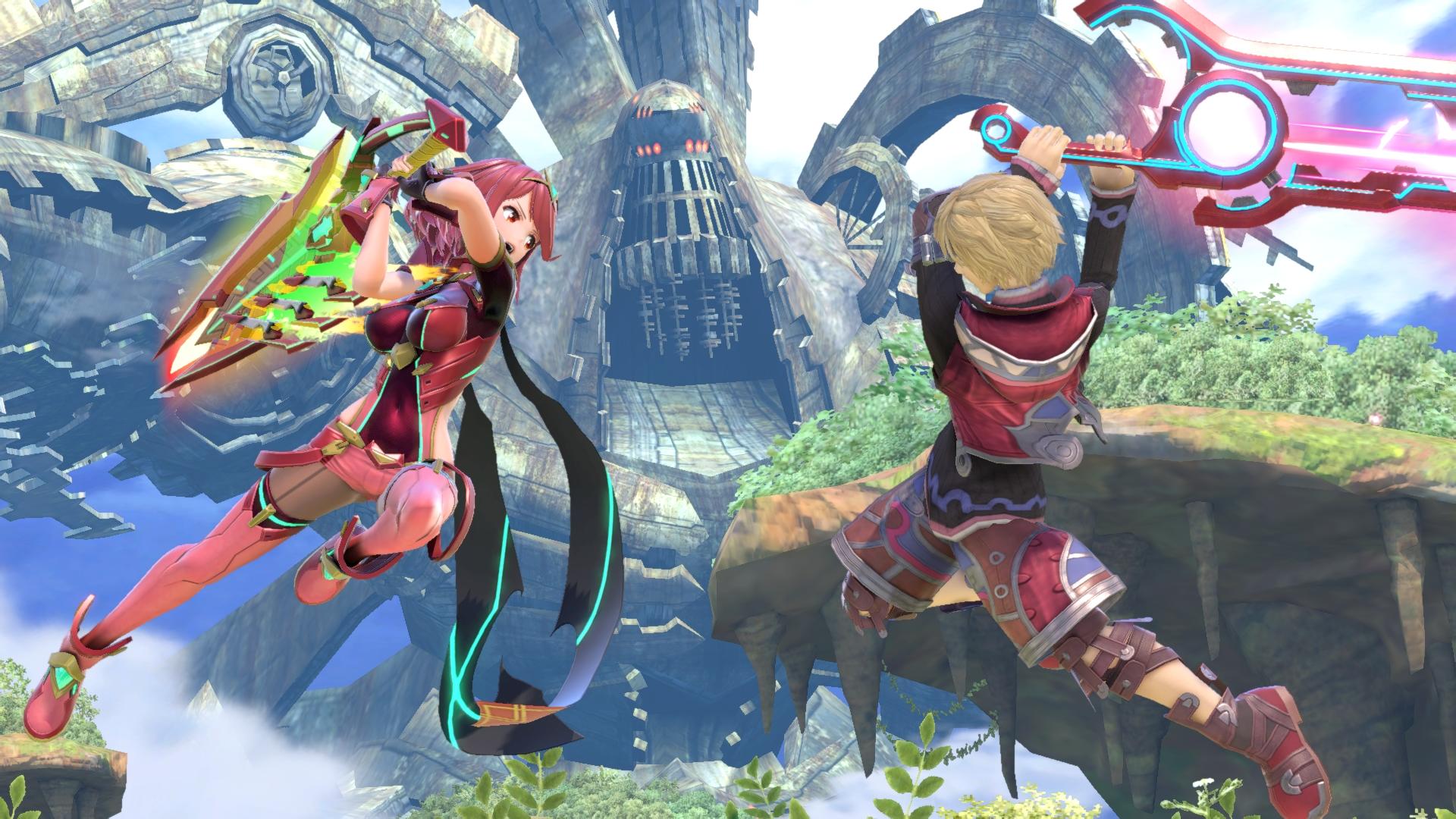 Pyra vs Shulk | Super Smash Brothers Ultimate | Know Your Meme