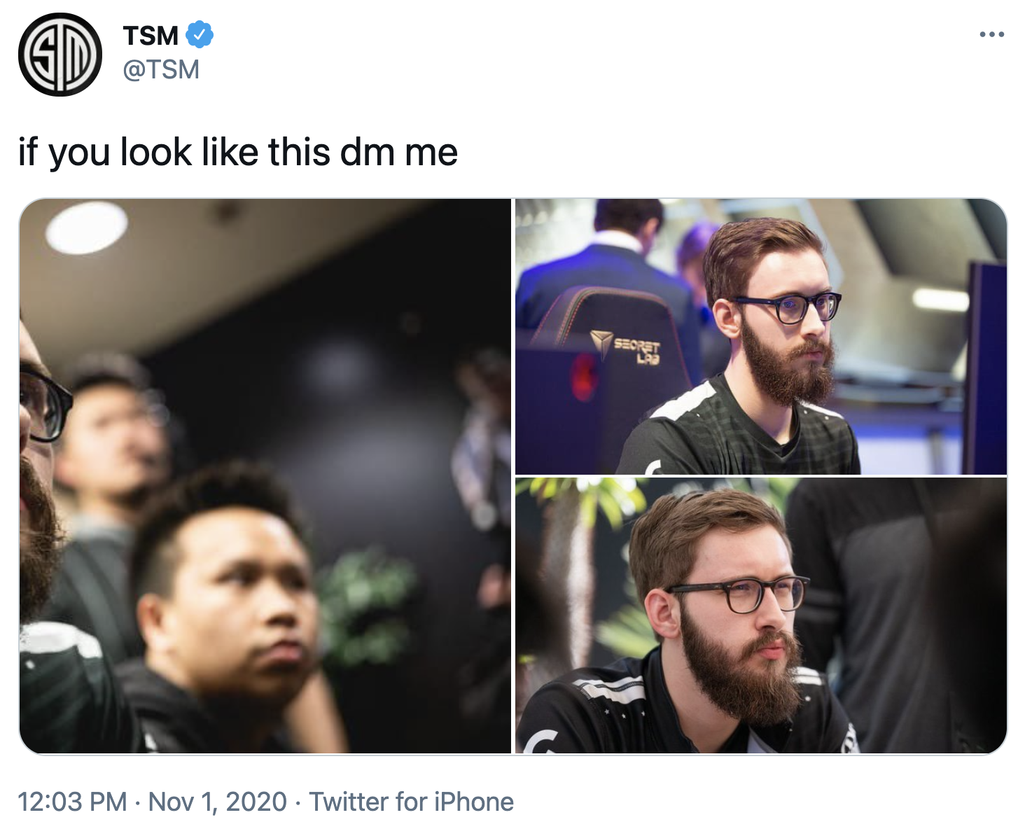 Bjergsen | If You Look Like This, DM Me | Know Your Meme