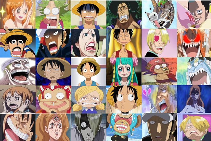 The Many Faces Of One Piece | One Piece | Know Your Meme
