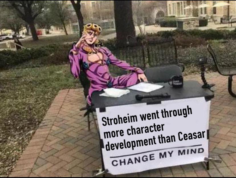 I’m not saying Ceasar is a bad character, I’m just saying Stroheim did ...
