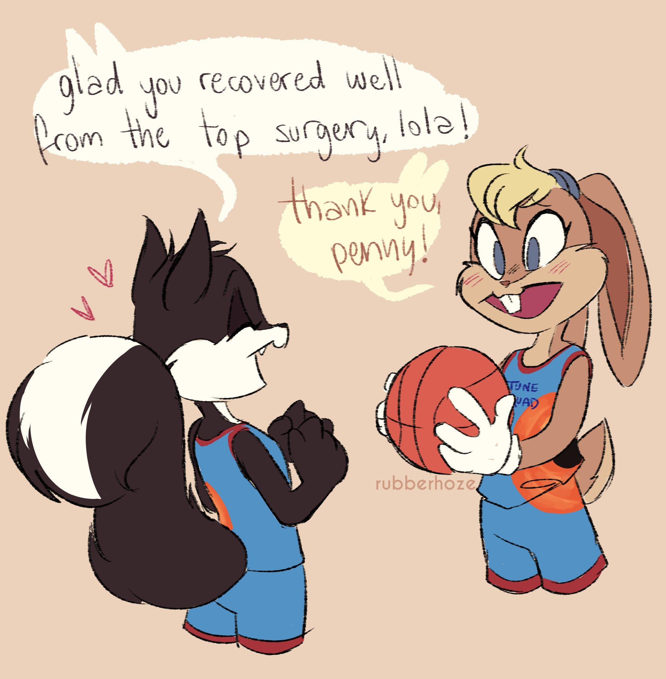 Lola Bunny Top Surgery Doodle By Rubberhoze Lola Bunny Redesign Know Your Meme