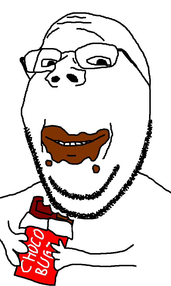 Eating Chocolate | Soy Boy Face / Soyjak | Know Your Meme