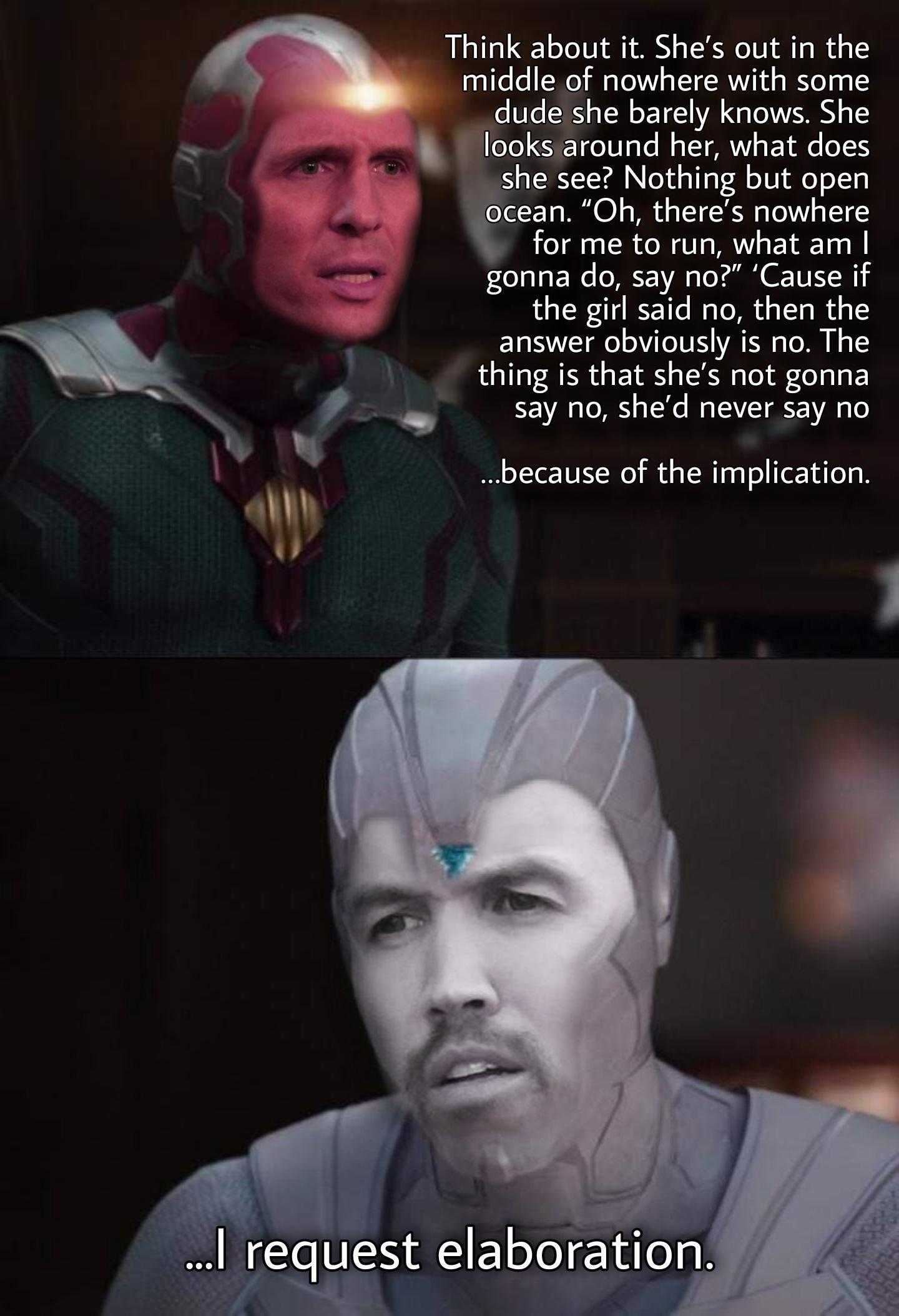 N(o)w, you said that word “impli(c)ation” a couple of times. What ...