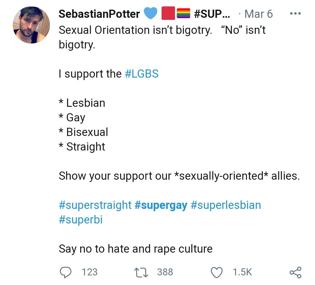 Twitter example 3 | Super Straight | Know Your Meme