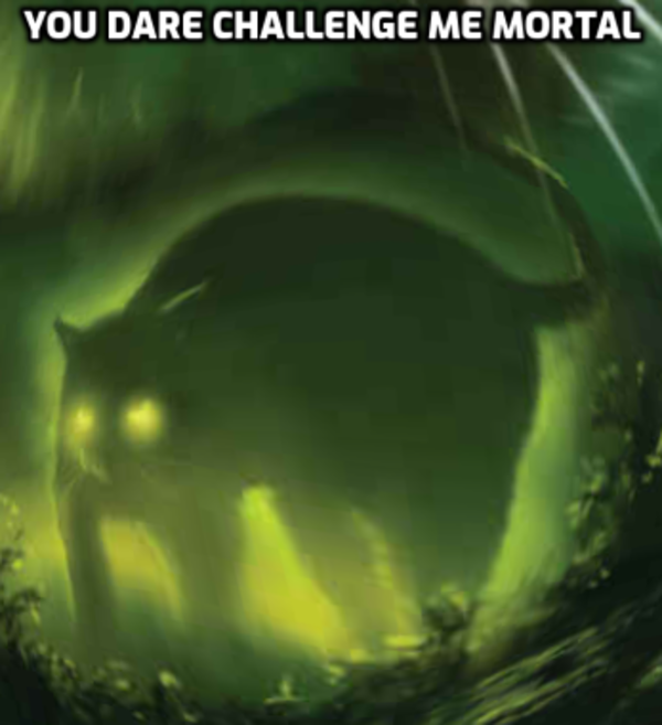 YOU DARE CHALLENGE ME MORTAL | Know Your Meme