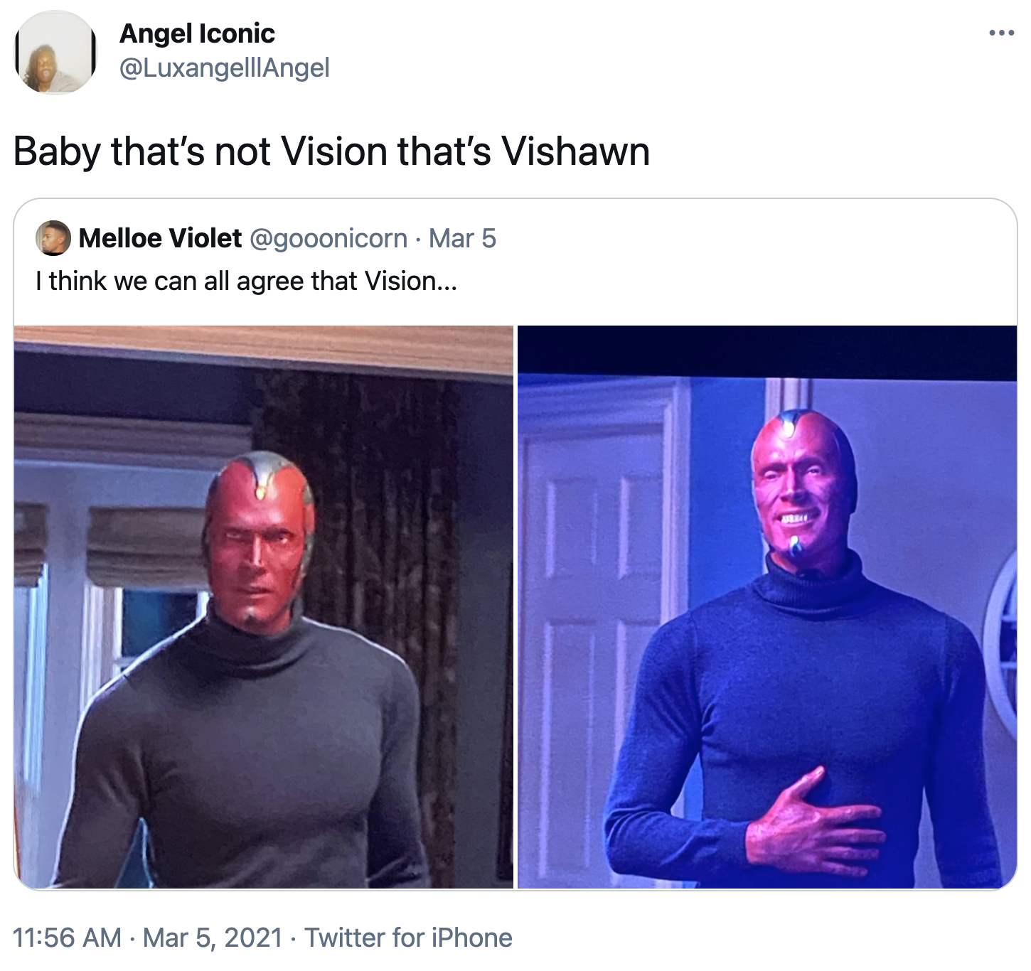 Baby that’s not Vision that’s Vishawn | Vishawn | Know Your Meme