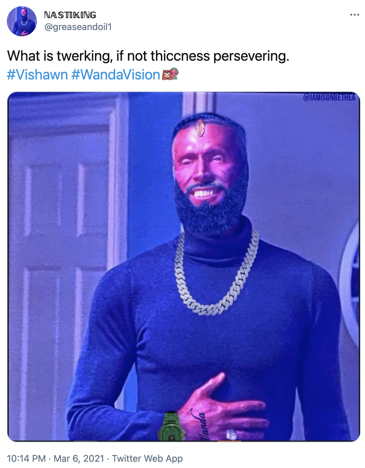 What is twerking, if not thiccness persevering. | Vishawn | Know Your Meme
