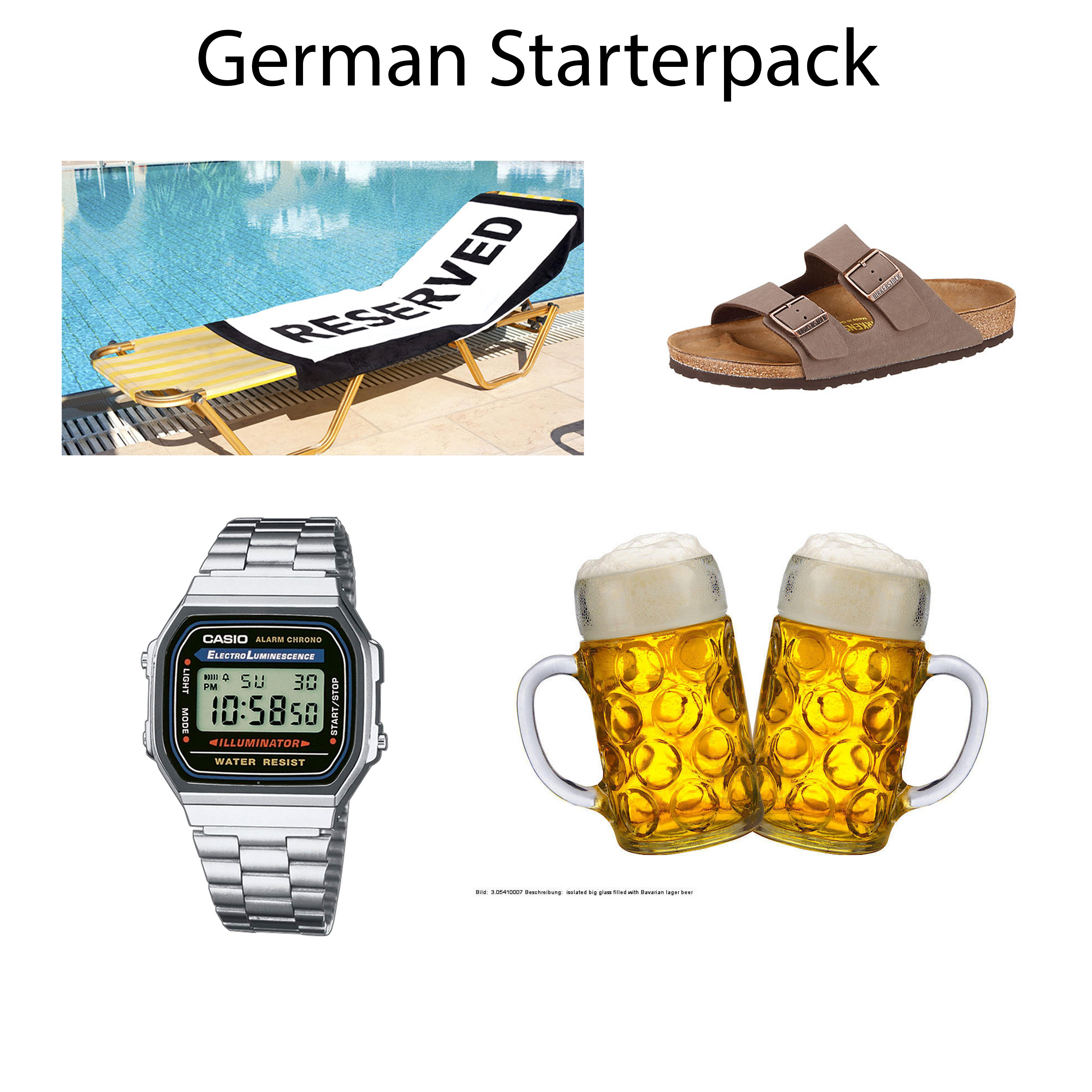 German starterpack | /r/starterpacks | Starter Packs | Know Your Meme