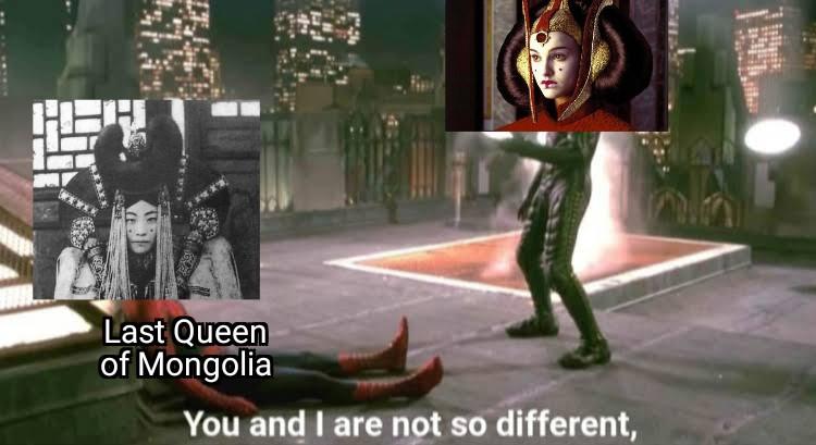 Idk if Queen Amidala is really based from Mongolia's Last queen... | /r ...