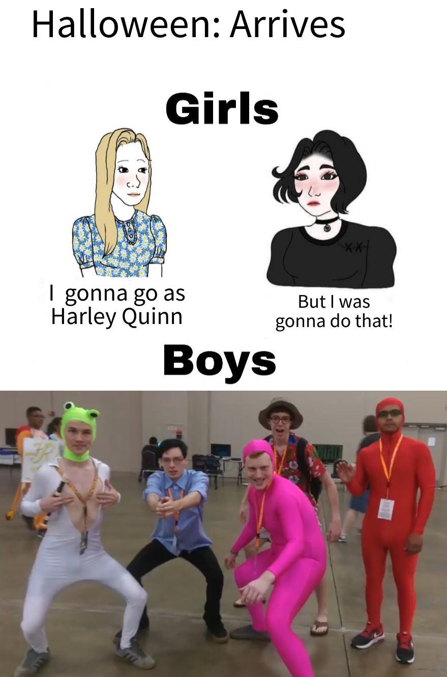 try again next year | Girls vs. Boys | Know Your Meme