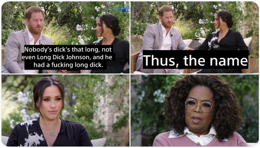 Thus the Name | Oprah's Prince Harry and Meghan Markle Interview | Know ...