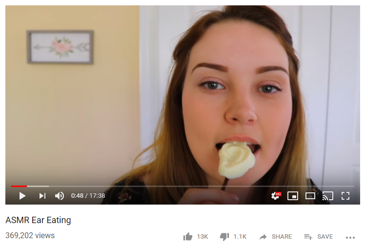 Literally Chewing Your Ear Off | Autonomous Sensory Meridian Response ...