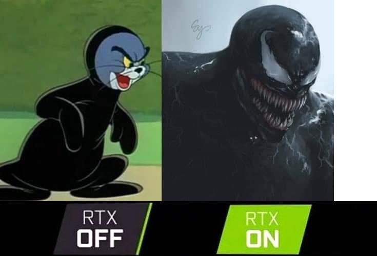 Tom did it first | RTX Off / RTX On | Know Your Meme