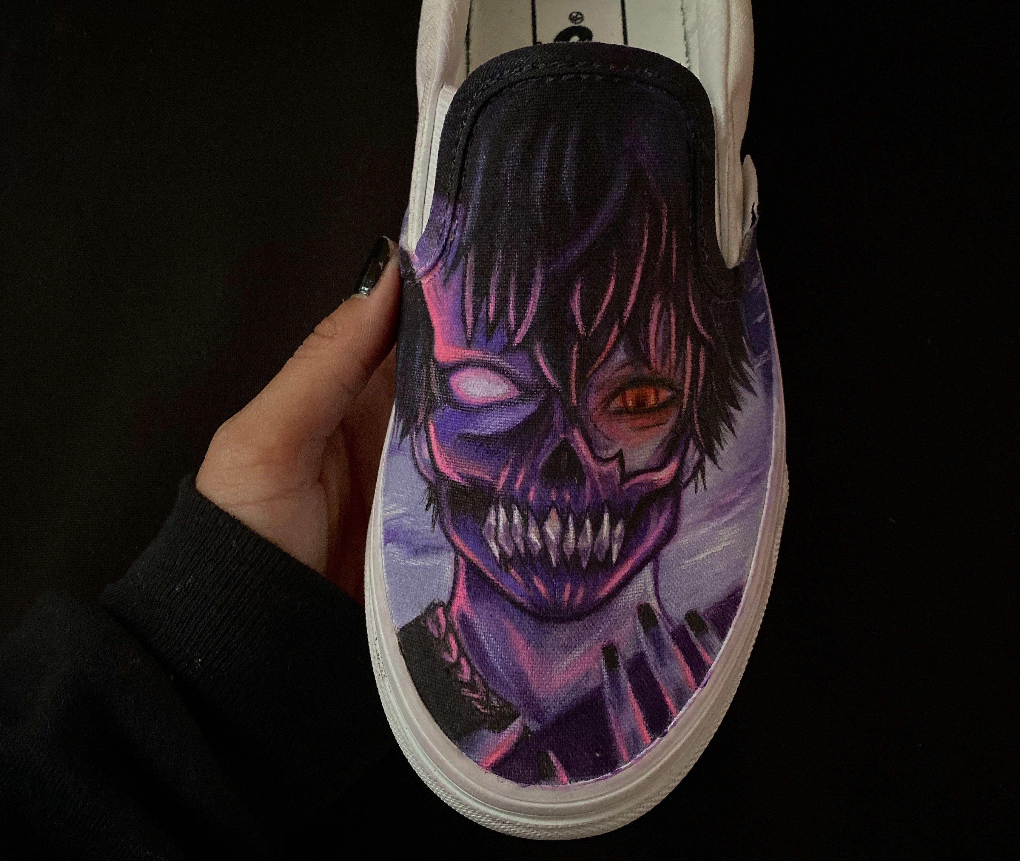 finished up this corpse shoe the other day... I’m OBSESSED with ...