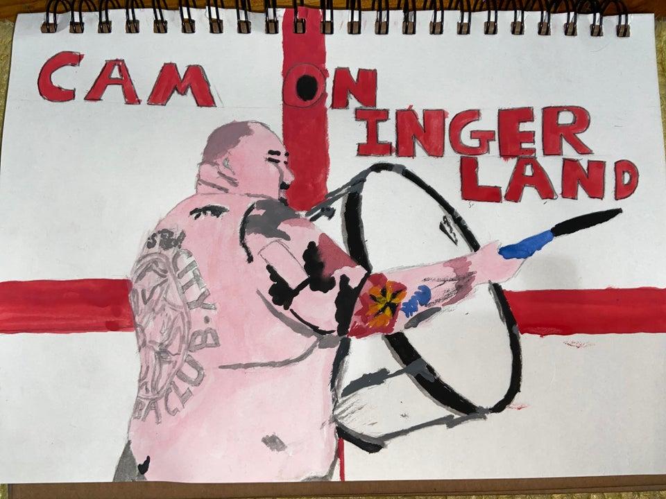 Cam on Ingerland. (Watercolour) | CAM ON INGERLAND SCOR SOM FACKIN ...