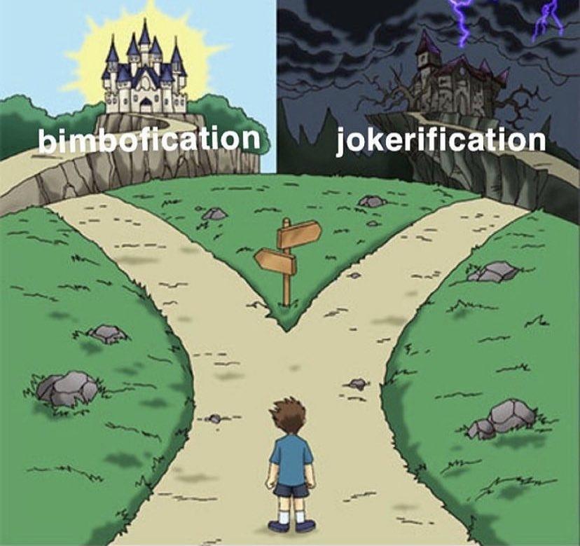 Which Way Western Man Dramatic Crossroads Know Your Meme