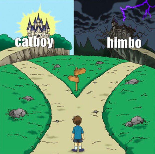 Catboy / Himbo | Dramatic Crossroads | Know Your Meme