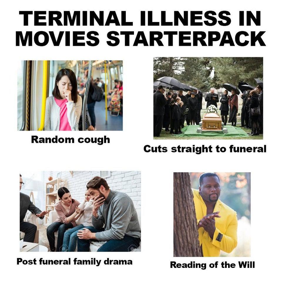 Terminal Movie Illness | Starter Packs | Know Your Meme